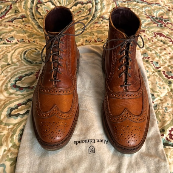 Allen Edmonds | Shoes | Allen Edmonds Wingtip Stirling Boot | Poshmark
